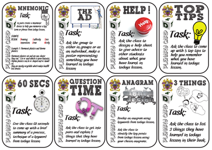 30 Colourful Plenary Cards for Pupil Led Lessons - Resources - TES