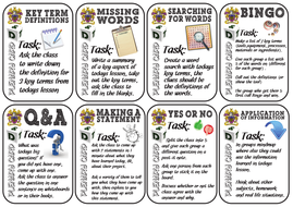 30 Colourful Plenary Cards for Pupil Led Lessons by leilarasarathnam ...