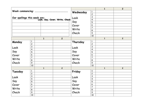 Spelling book | Teaching Resources