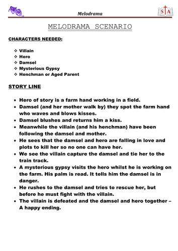 Melodrama | Teaching Resources