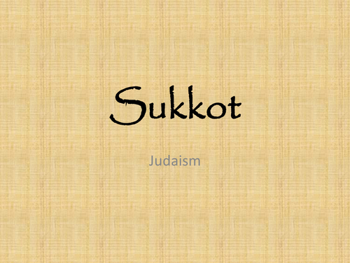 Sukkot | Teaching Resources