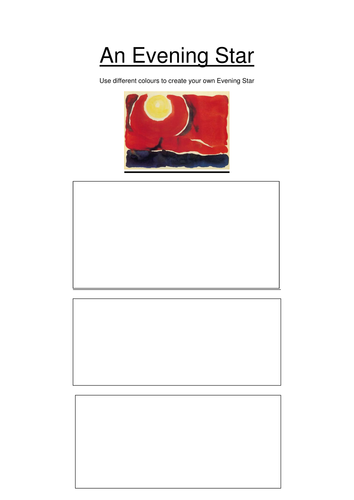 Georgia O Keeffe Worksheets