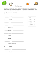 Du / de la / de l/ des - partitive through food vocab (nourriture ...