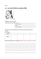 Similes | Teaching Resources