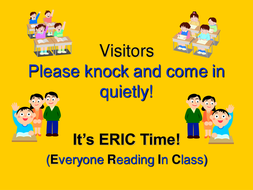 Everyone Reading In Class | Teaching Resources