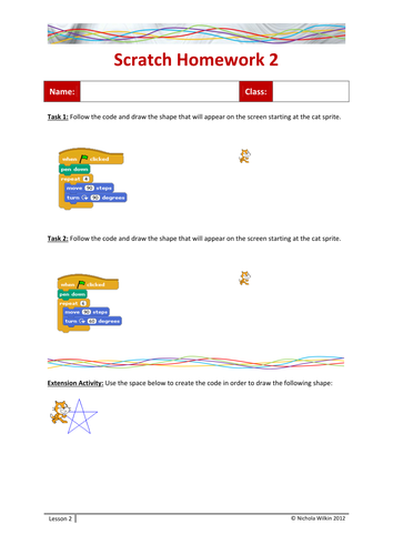 Drawing with Scratch Lesson | Teaching Resources