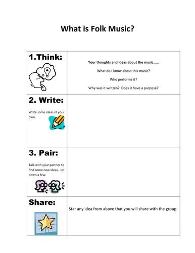 Folk Music (British and Arabic) | Teaching Resources