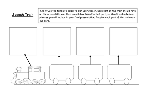 Speech Train | Teaching Resources