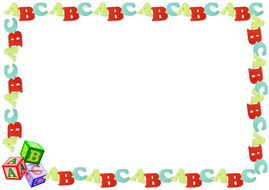 ABC's Themed Lined paper and Pageborder | Teaching Resources
