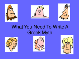 Write a Greek Myth - examples for planning | Teaching Resources