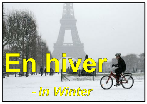 Seasons - French display | Teaching Resources