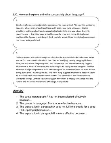 Of Mice and Men: exam preparation and practice | Teaching Resources