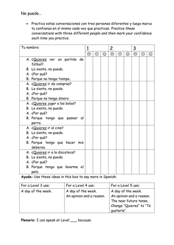 2/4 - Mira 2 Express: Making Excuses in Spanish | Teaching Resources