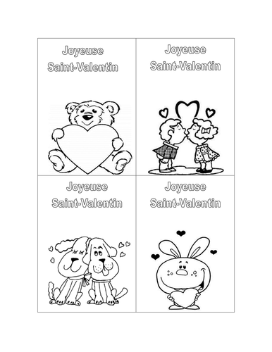 Make a Valentine's card in French | Teaching Resources
