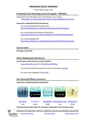 Freehand Circle Drawing | Teaching Resources