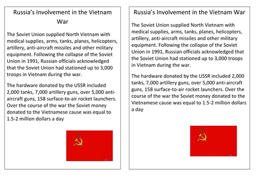 Why did the USA get involved in Vietnam? | Teaching Resources