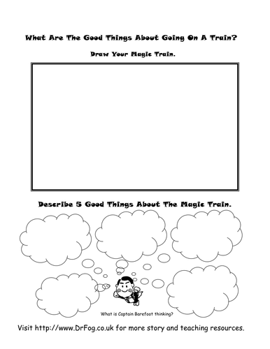 FREE The Magic Train Yellow Thinking Hat Worksheets Make Looking On The ...