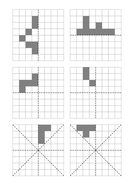 Symmetry: shading and colouring-in. | Teaching Resources