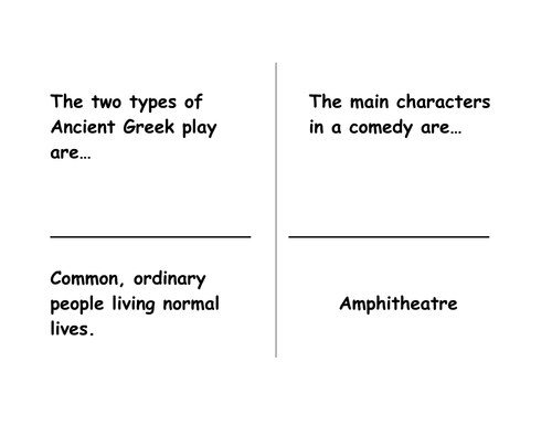 Ancient Greek Theatre | Teaching Resources