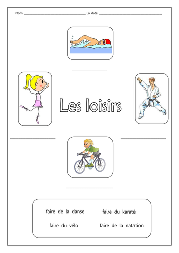 Les Loisirs | Teaching Resources
