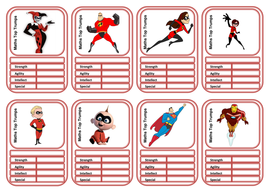 Differentiated Top Trump Templates | Teaching Resources