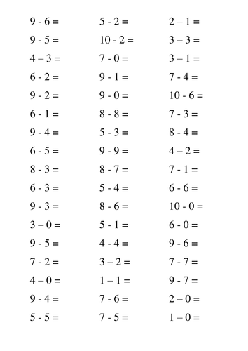 Number facts strips for tests tables bonds | Teaching Resources