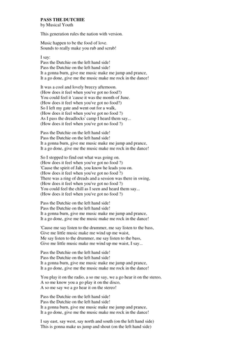 Reggae Music | Teaching Resources