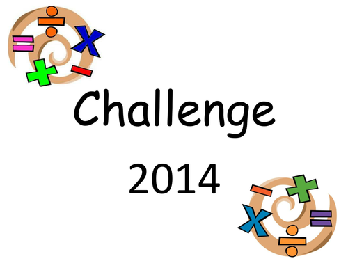 Yearly Maths BIDMAS Challenge, interactive display | Teaching Resources