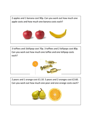 Simultaneous Equations Lesson | Teaching Resources Simultaneous Equations Lesson | Teaching Resources