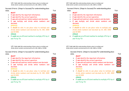 Place Value - understanding number 10, 100, 1000 | Teaching Resources