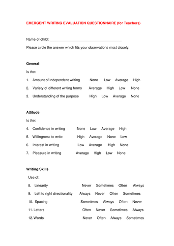 Paired writing - Evaluation forms | Teaching Resources