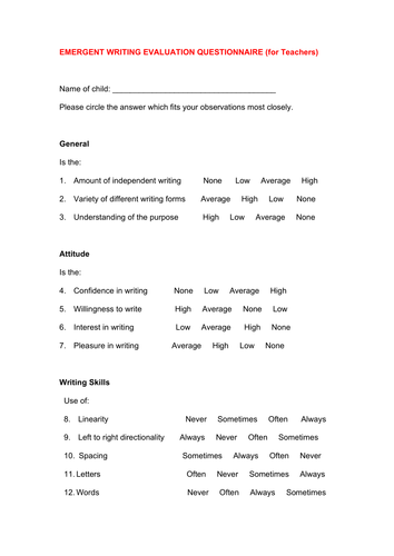 Paired writing - Evaluation forms | Teaching Resources