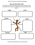 FREE Stickman Story Resources Focusing On Feeling - Red Hat Worksheets ...
