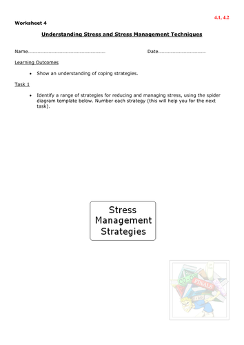 Understanding Stress & Management Techniques | Teaching Resources