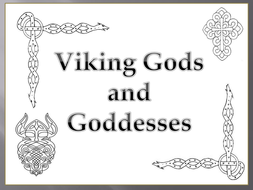 Viking Gods and Goddesses by sarahprincess | Teaching Resources