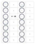 Analogue Time Domino Activity | Teaching Resources