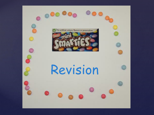 Smarties Revision Fun (Foundation GCSE Maths) | Teaching Resources
