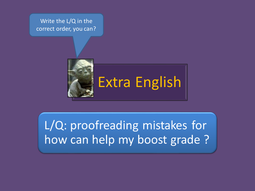 PROOFREADING FOR MISTAKES; KS3 spelling | Teaching Resources