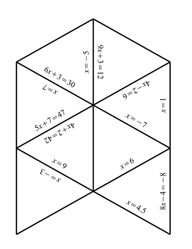 Tarsia cards for one step and two step equations by mallan824 ...