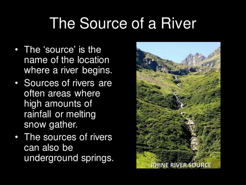 Features of a River | Teaching Resources