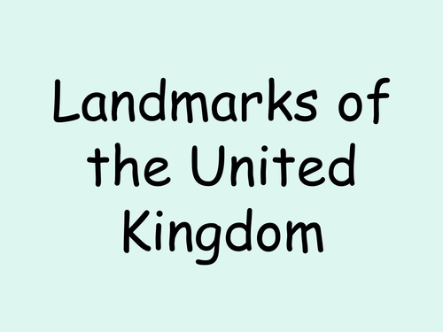Landmarks of the United Kingdom | Teaching Resources