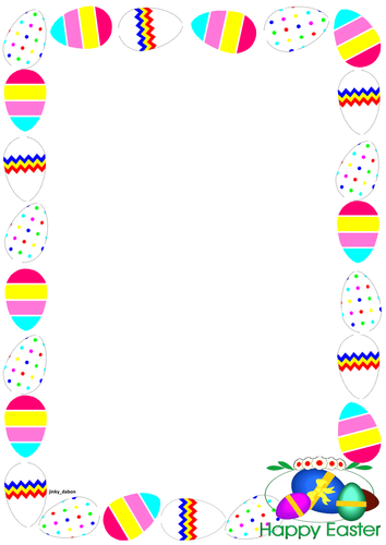 Easter Themed Lined paper and Pageborders | Teaching Resources