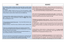 C&P - Capital Punishment | Teaching Resources