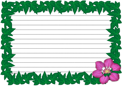 Spring Time Themed Lined Paper and Pageborders | Teaching Resources