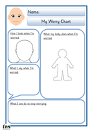 Managing Worries - noting behaviour and strategies | Teaching Resources