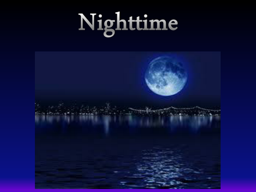 Nighttime | Teaching Resources