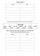 Hard and Soft materials activity | Teaching Resources