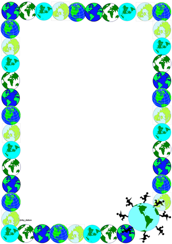 Earth Day Themed Lined Paper and Pageborders | Teaching Resources