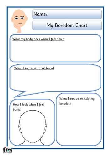 Managing Boredom - noting behaviour and strategies | Teaching Resources