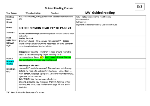 Project X guided reading BENEATH THE ICE 4c to 4b | Teaching Resources
